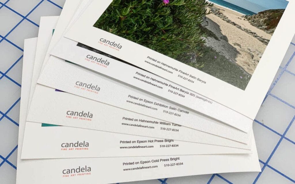 Sample Kits and Test Prints - What's the Difference? | Candela Fine Art ...