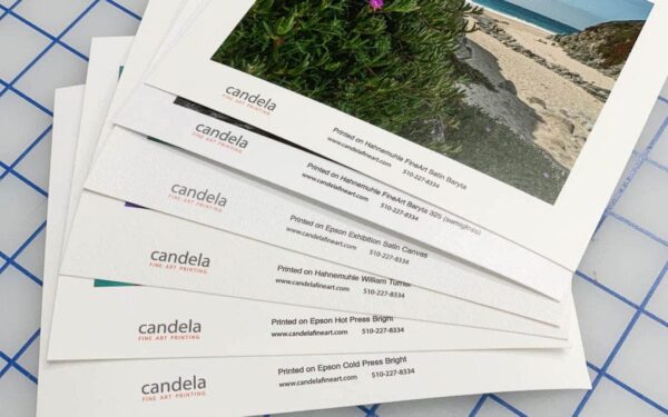 Sample Kits and Test Prints - What's the Difference? | Candela Fine Art ...